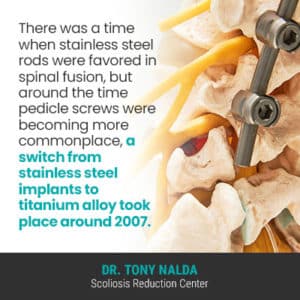Scoliosis Surgery with Titanium Rods: Are There Alternatives?